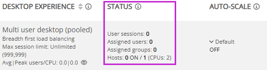 View host pool status – Nerdio Manager for Enterprise