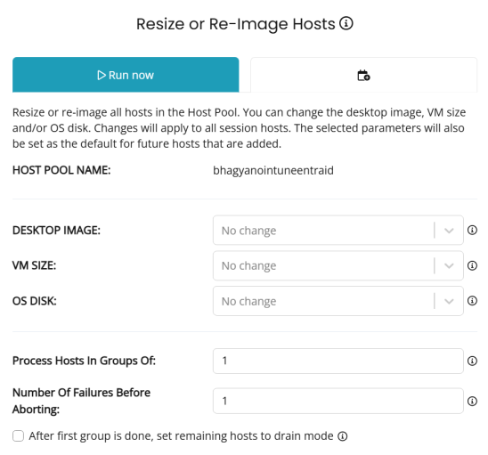 Resize/re-image a host pool – Nerdio Manager for Enterprise