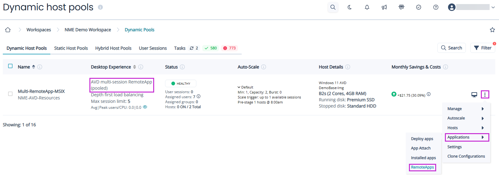 Publish remote applications to users – Nerdio Manager for Enterprise