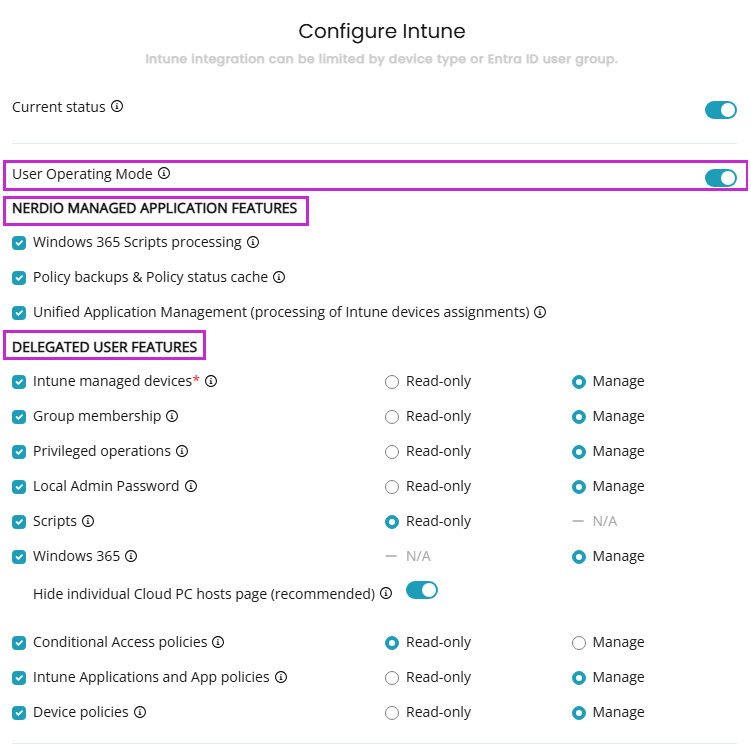 Enable and configure Intune – Nerdio Manager for Enterprise