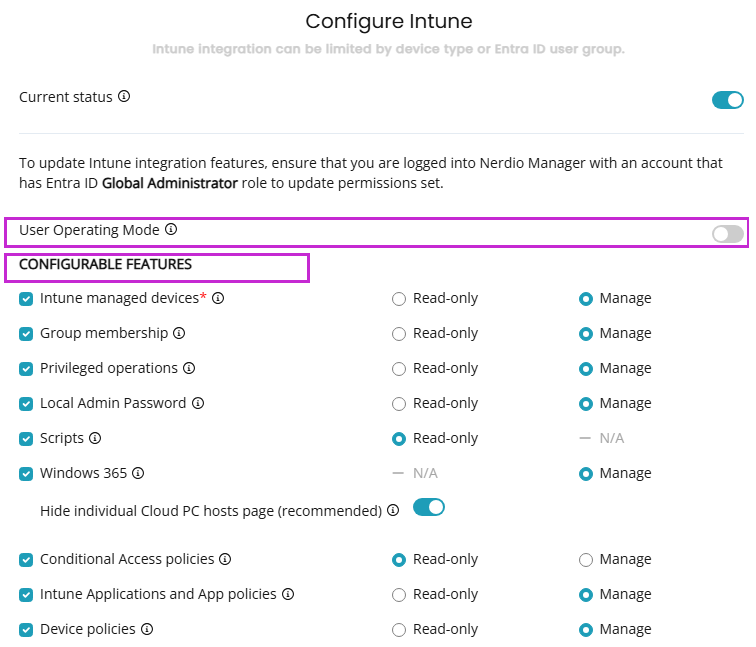 Enable and configure Intune – Nerdio Manager for Enterprise